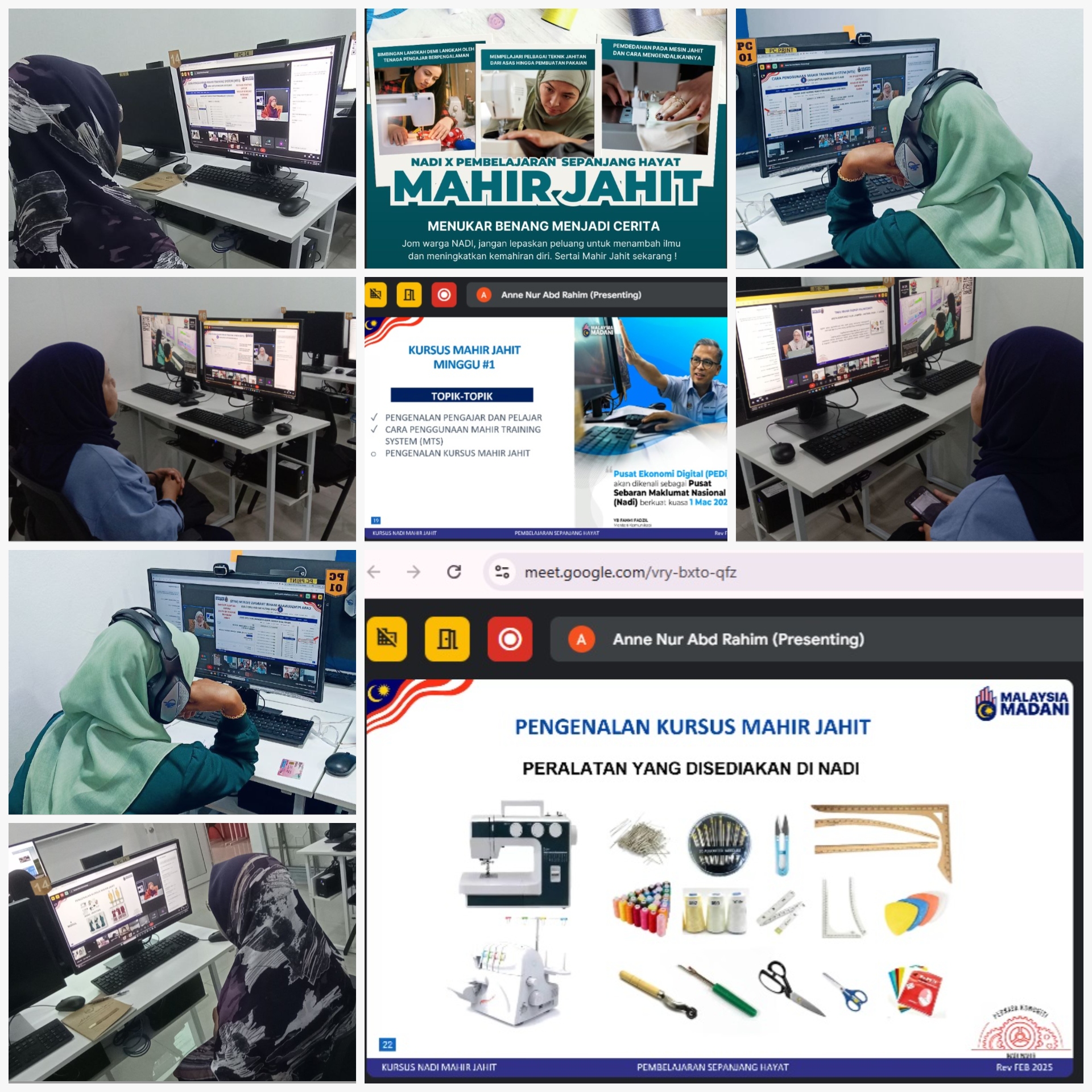 NADI Mahir Jahit (Minggu 1) : 03 04 Februari..